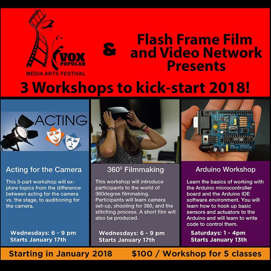 Workshops and Masterclasses – Flash Frame